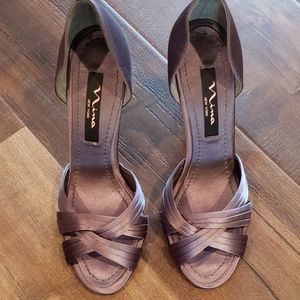Nina | Shoes | Nina Ricci Satin Heels | Poshmark